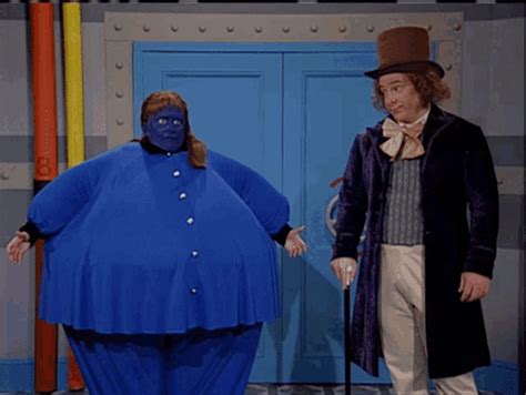 Blueberry Girl Inflation Willy Wonka