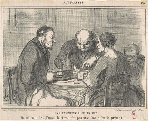 A Culinary Experiment By Honoré Daumier Fine Art Print