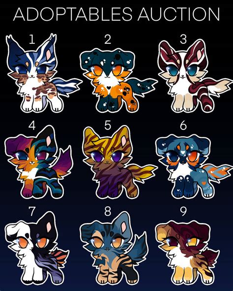 Adoptables Auction 2 [closed] By Yfjyrcnkirsgte On Deviantart