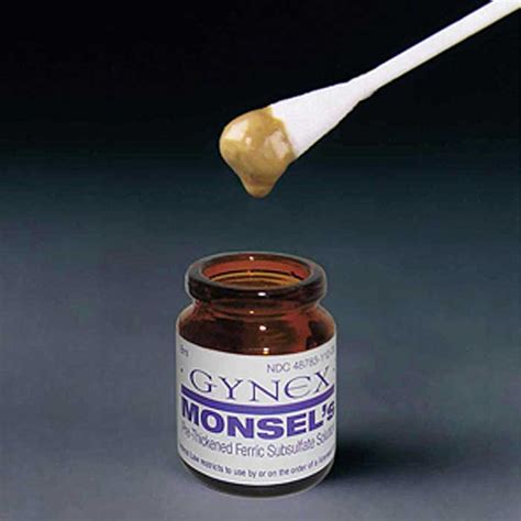 Monsels Ferric Subsulfate Solution Gynex Corporation