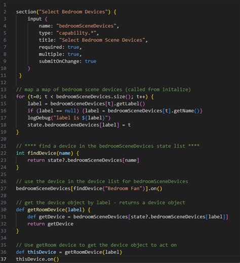 Runin Parameters Coding Questions Hubitat