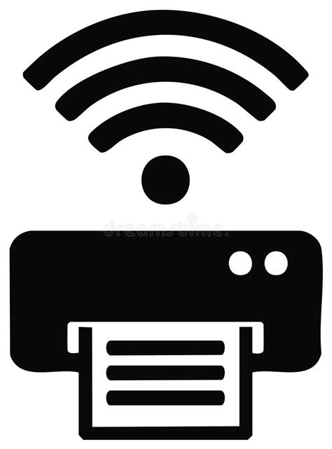 Wifi Printer Stock Illustrations 3470 Wifi Printer Stock