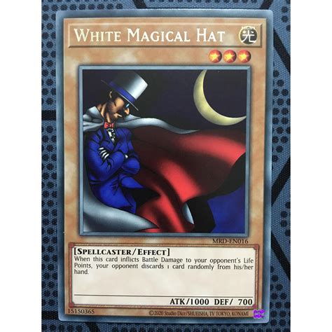 Bài Yugioh Thời đầu Duel Monster White Magical Hat Mrd En016 Rare