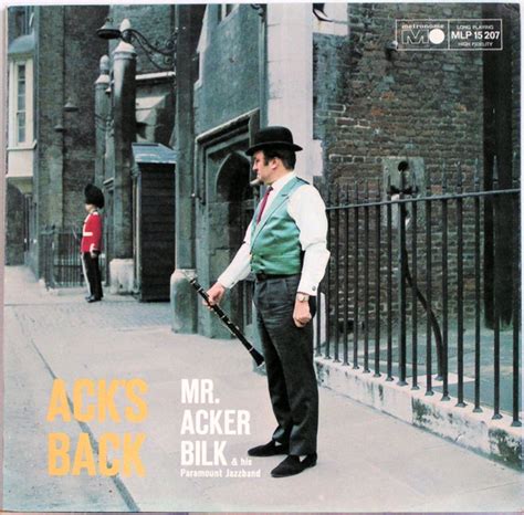 Acker Bilk And His Paramount Jazz Band Acks Back Vinyl Discogs