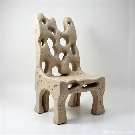 Deconstructivist Furniture Sculpture Stable Diffusion Online