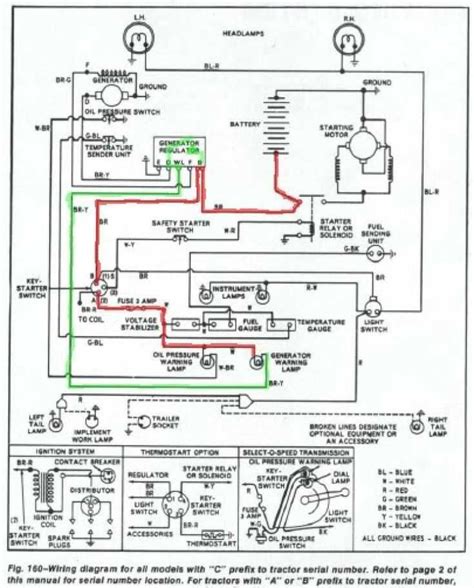 A Detailed Wiring Diagram For The Ford 3000 Tractor Starter