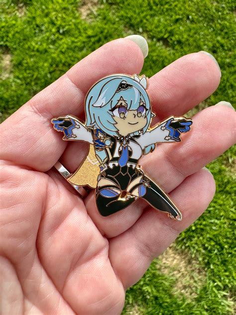 Genshin Eula Chibi Pin Etsy