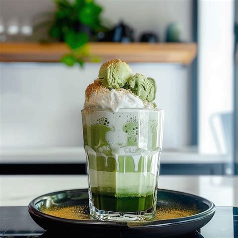 Matcha Ice Cream Float