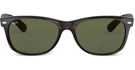 Ray Ban Tortoise Frame Sunglasses In Green Lyst Uk