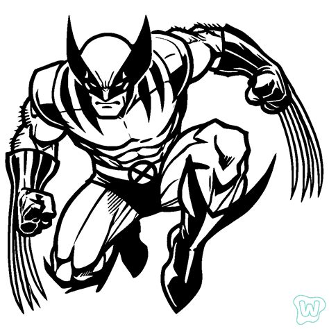 20 Wolverine Coloring Pages Free Printable Pages