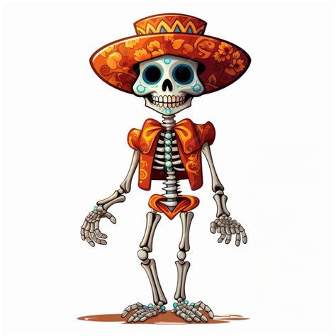 Premium Ai Image The Spirited Adventures Of A Day Of The Dead
