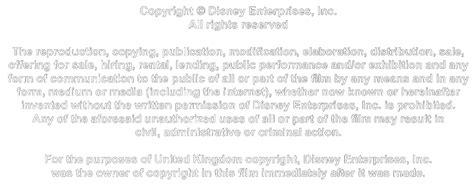 Current Disney Copyright Notice By Inewcomb2006 On Deviantart
