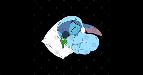 Sleeping Stitch Lilo And Stitch Sticker Teepublic