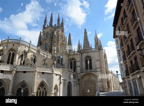 Burgos Cathedral Spanish Monument Is A Gothic Style Roman Catholic
