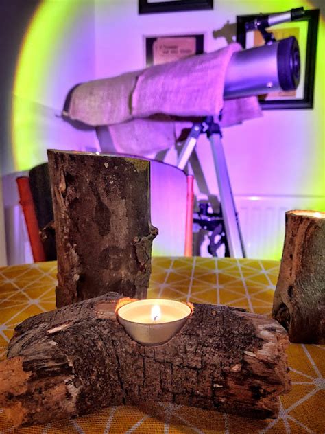 How To Make Rustic Log Tealight Holders