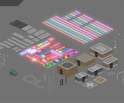 Artstation Game City Asset Pack Game Assets