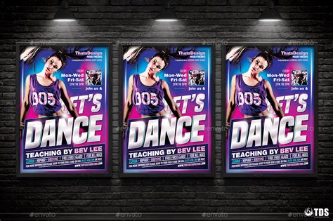 Dance Classes Flyer Template By Lou606 Graphicriver