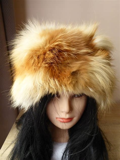 42a Czapka Toczek Z Lisa 11307088013 Oficjalne Archiwum Allegro