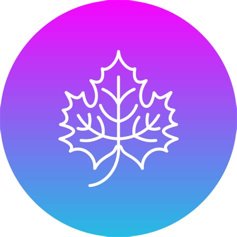 Maple Leaf Generic Flat Gradient Icon