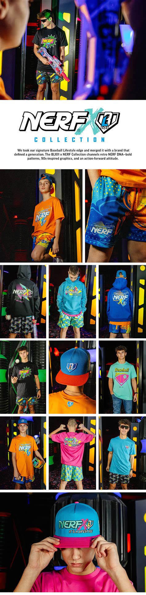 Bl101 X Nerf Collection Lookbook Baseball Lifestyle 101