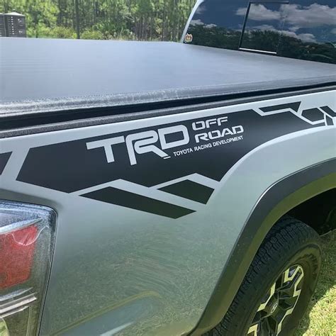 New Trd Off Road Side Bed Vinyl Decal Fits Toyota Tacoma 2016 2022 Sticker Graphics Kit Etsy