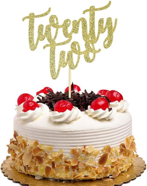 Twenty Two Cake Topper For 22nd Anniversary Wedding
