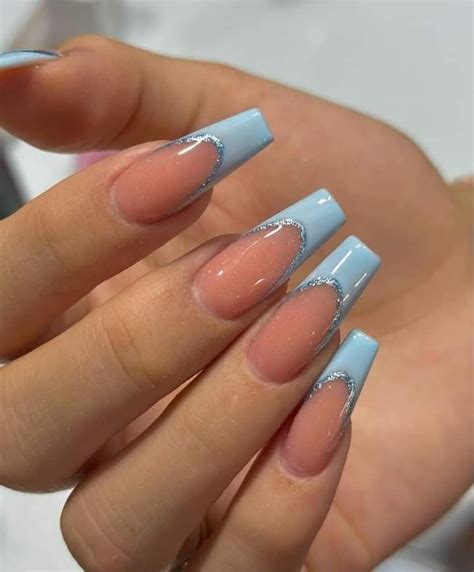 Descubre 23 Ideas De Uñas Azul Cielo Y Manicura De Uñas Uñas Azules