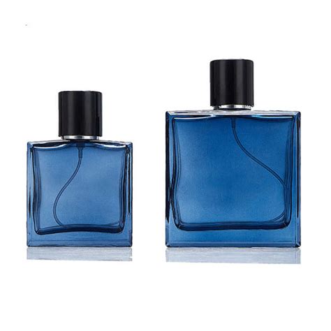 Original Men Perfume 100ml Blue Square Glass Spray Bottles Cosmetic