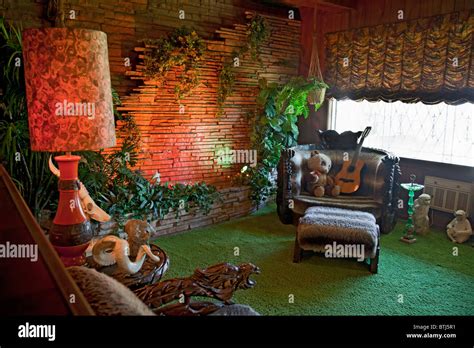 Habitación En La Jungla De Elvis En Graceland Graceland Elvis Presley