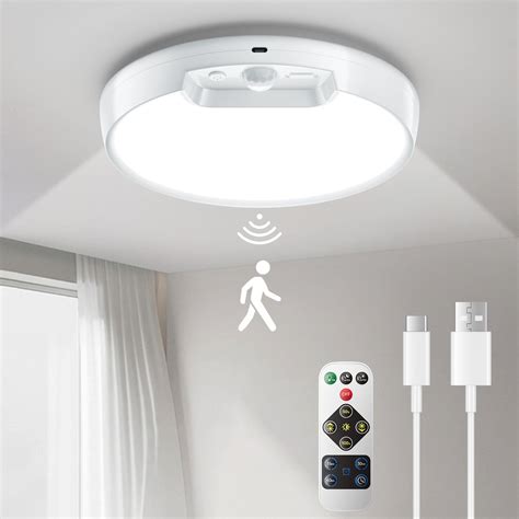 Homelist Newly Upgraded Rechargeable Ceiling Light Battery Operated