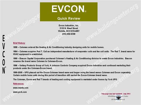 Evcon Hvac Age Building Intelligence Center