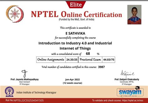 Sathvika Chowdary On Linkedin Successfully Completed Introduction To Industrial 40 And