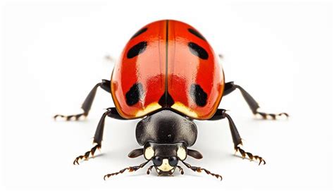Premium Ai Image Ladybug Elevation Front View Isolated
