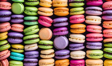 Assorted Macarons Stock Illustration Illustration Of Icing 310639558