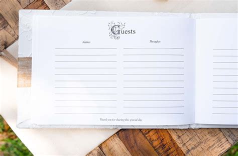 Rustic Guest Book Wedding Guest Book Aussie Wedding Shop
