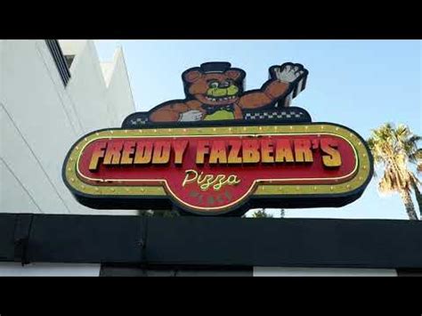 Freddy Fazbears Pizza Sunset Blvd Los Angeles California October 17