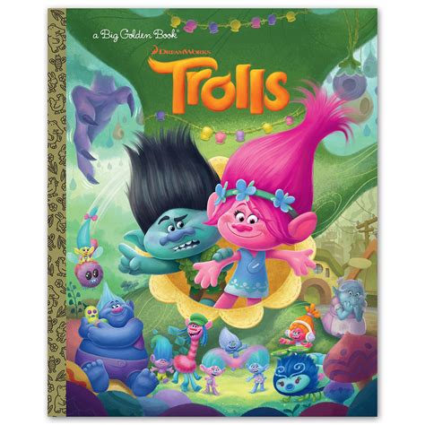 Book Trolls Big Golden Book Open House Imports