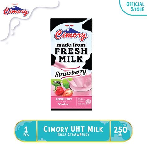 Jual Cimory Susu Uht 250ml Rasa Strawberry Shopee Indonesia