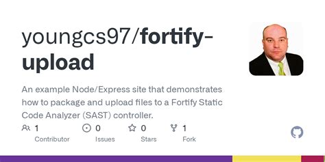 Github Youngcs97fortify Upload An Example Nodeexpress Site That