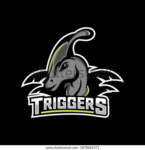 Triggers Mascot Esport Logo Design Stock Vector Royalty Free