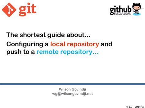 How To Configure A Git Repository And Push To A Remote Repository Ppt