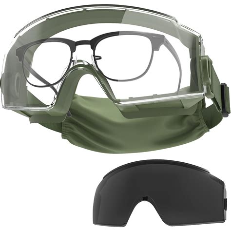 Onetigris Tactical Goggles Over Glasses Anti Fog