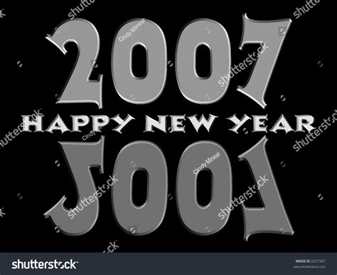 Happy New Year 2007 Stock Illustration 2257397 Shutterstock
