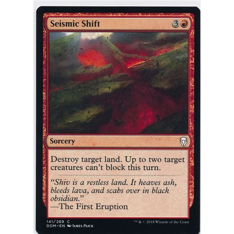 Magic The Gathering Mtg Dominaria 141269 Seismic Shift On Ebid United