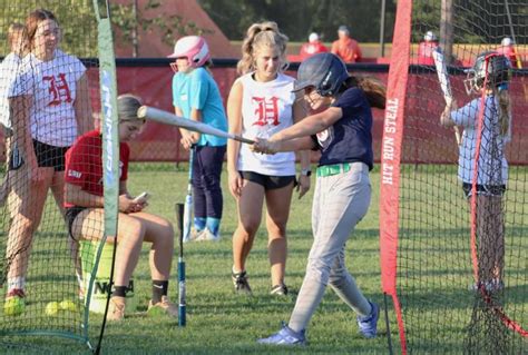 Lil Sis Softball Camp Pairs Young Players With Lady Redskins Putnam News Herald