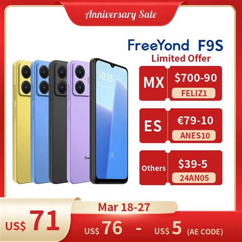 World Premiere Freeyond F9s Smartphone 2gb 2gb Extended Ram 64gb Rom
