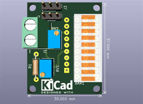 Simple Voltage Indicator With LEDs Bargraph Share Project PCBWay