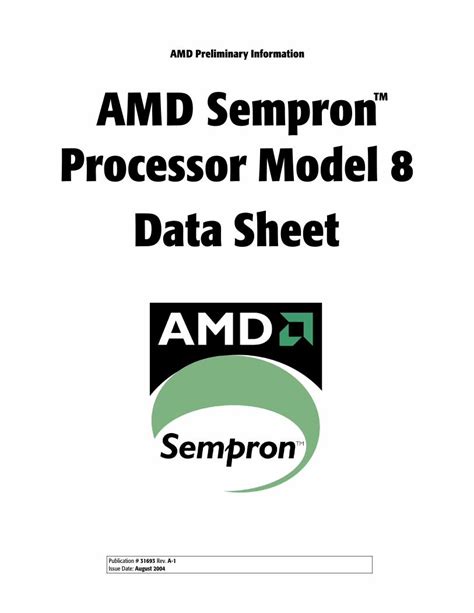 Pdf Data Sheet Amd Dokumentips
