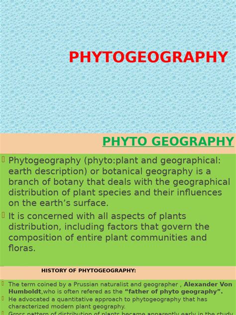 Phytogeography Swapna Pdf Biology Earth Sciences