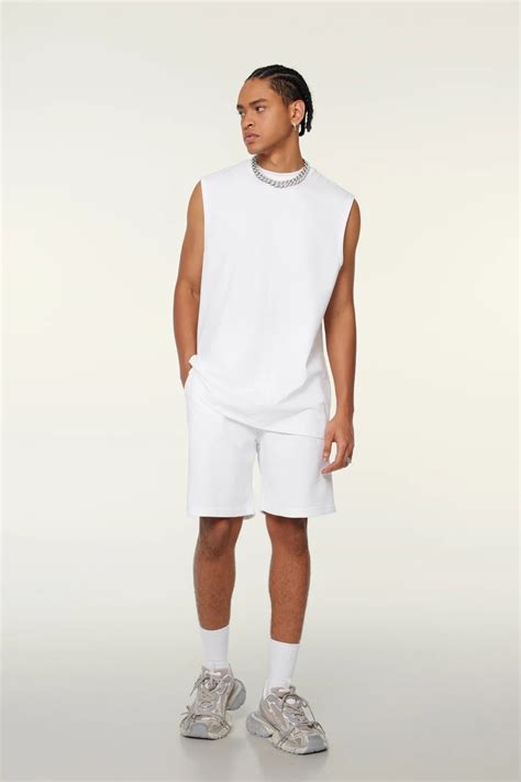 230gsm Unisex Ice Feel Cooling Solid Color Crew Neck Tank Top